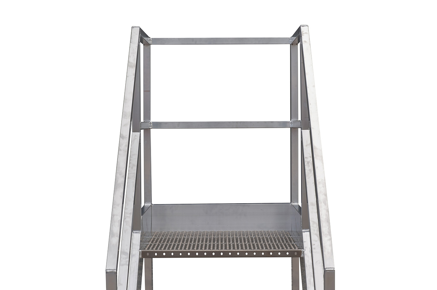 Bordestrap 2 treden | Verrijdbare trap 45° op maat gemaakt