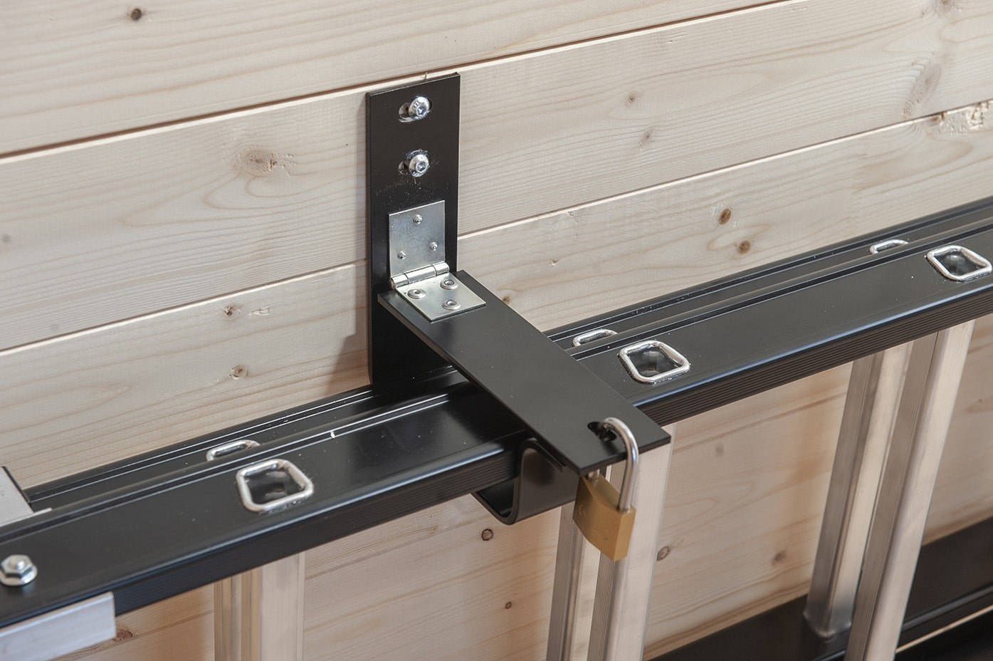 Ladder ophangbeugel set 3-delige ladder gecoat